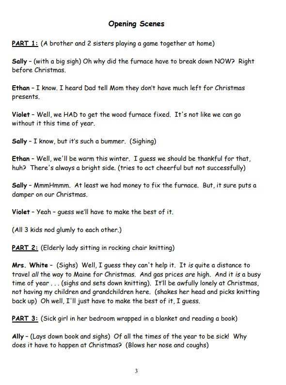 Christmas Skit - Play - Drama - Christian School or Church - "real Joy ...