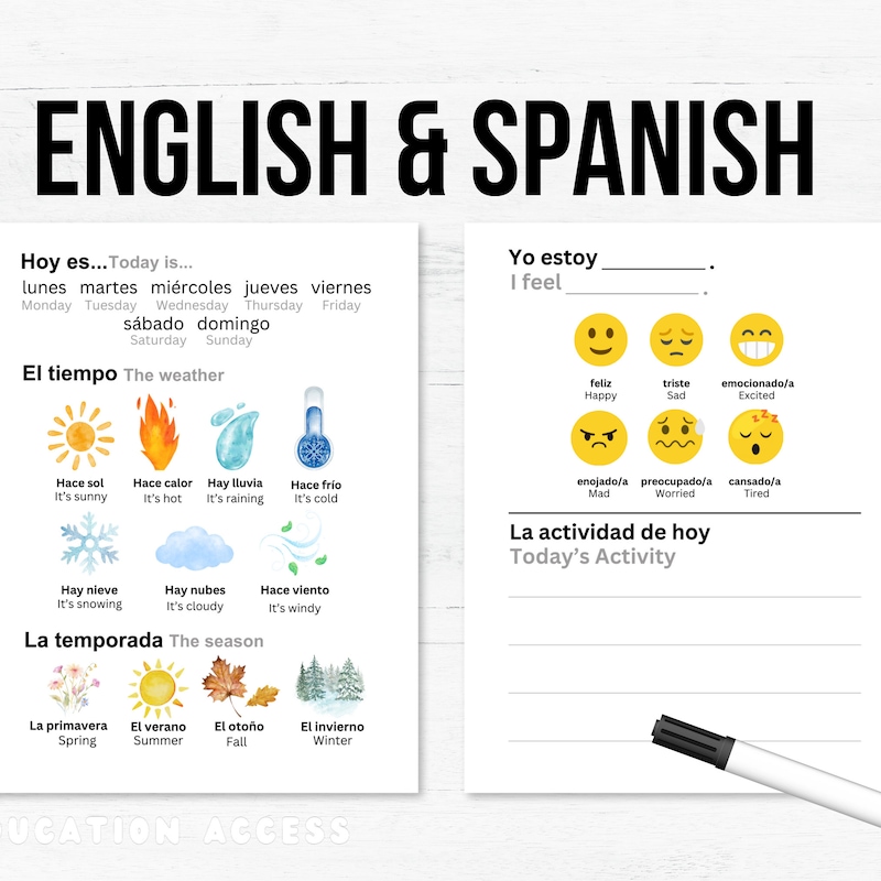 Spanish Homeschool - Etsy