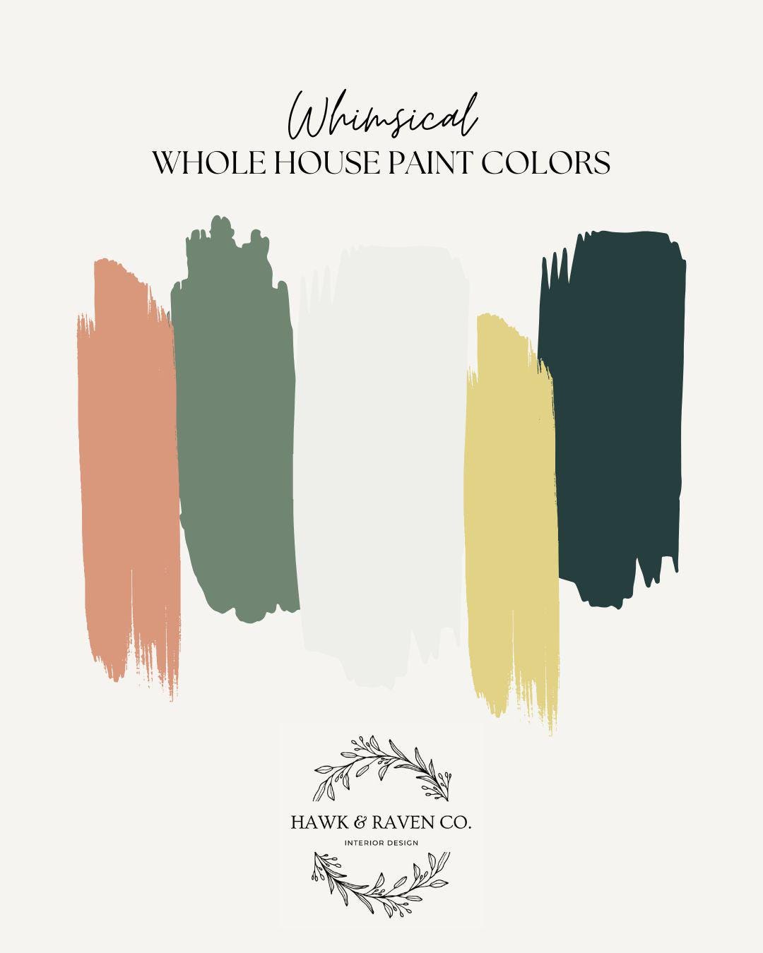 Sherwin Williams Paint Palette for Every Room | Cheerful Color Scheme ...