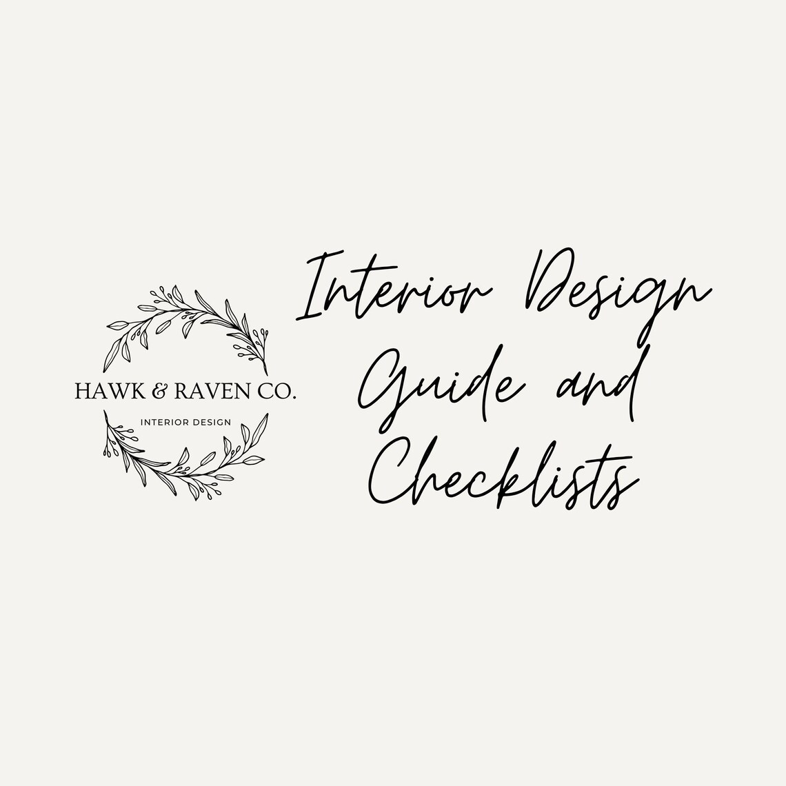 Design Guide and Checklist for Interior Design Help - Etsy
