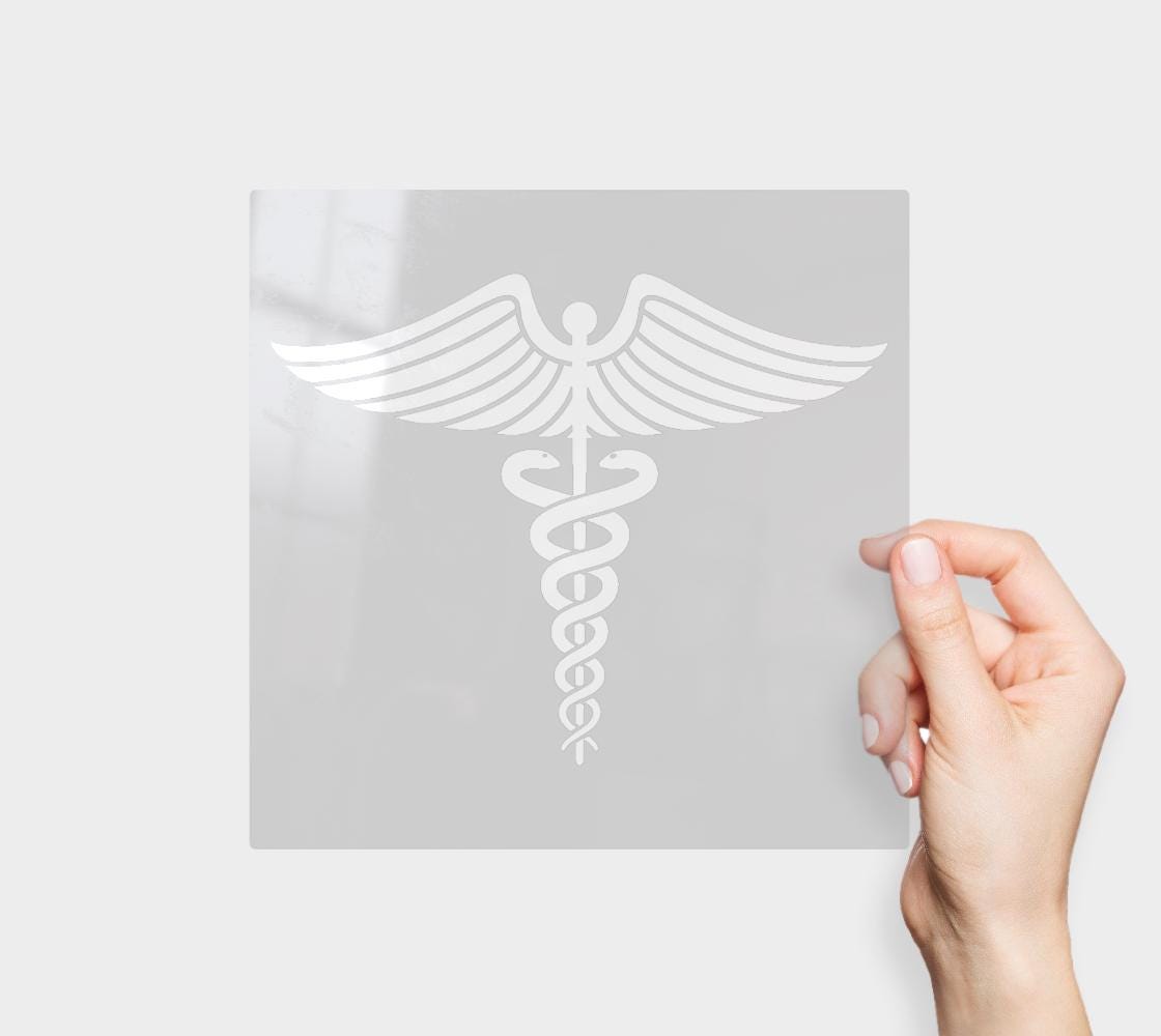 3 Sizes Medical Symbol Decal Sticker for Nurses, Doctors or Anyone in ...