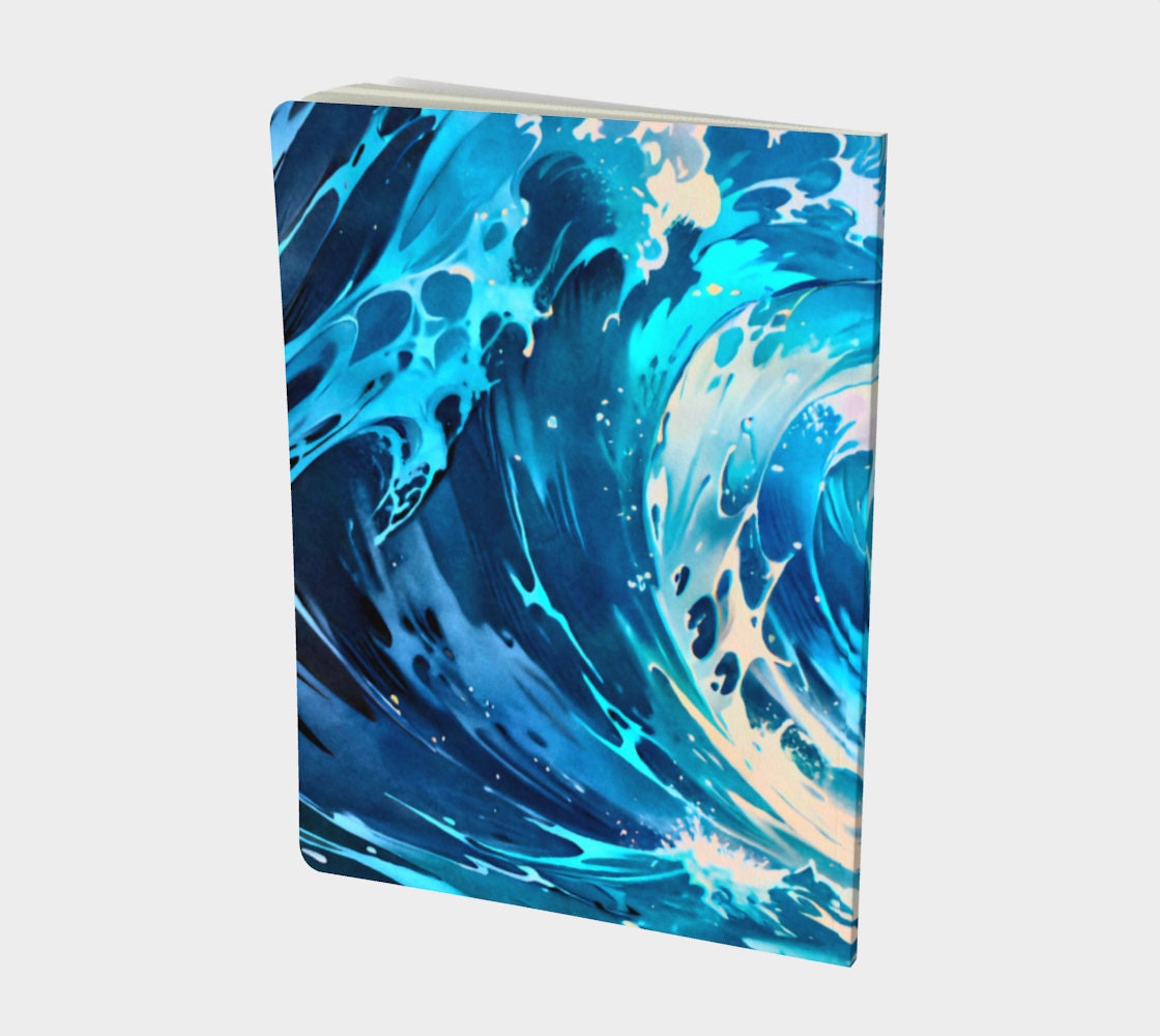 Aloha Waves Sketchbook, Journal, Notebook Gift for Her Hawaiian Design ...