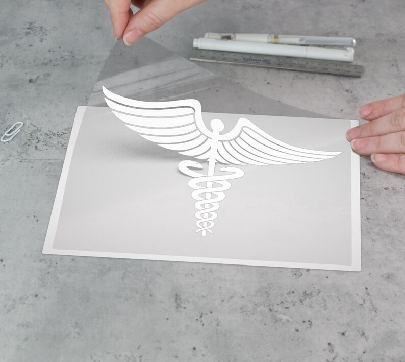 3 Sizes Medical Symbol Decal Sticker for Nurses, Doctors or Anyone in ...