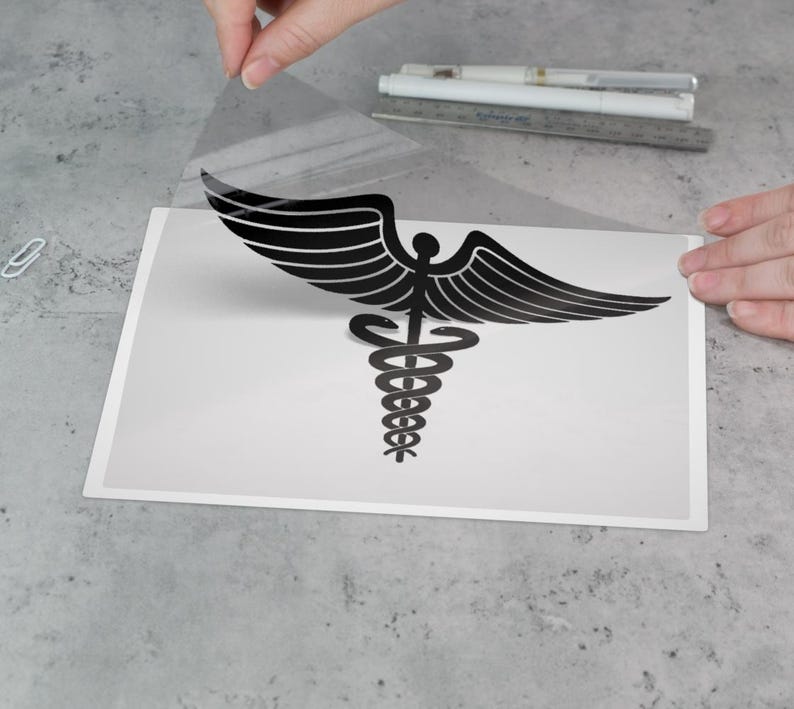 3 Sizes Medical Symbol BLACK Decal for Nurses, Doctors or Anyone in the ...