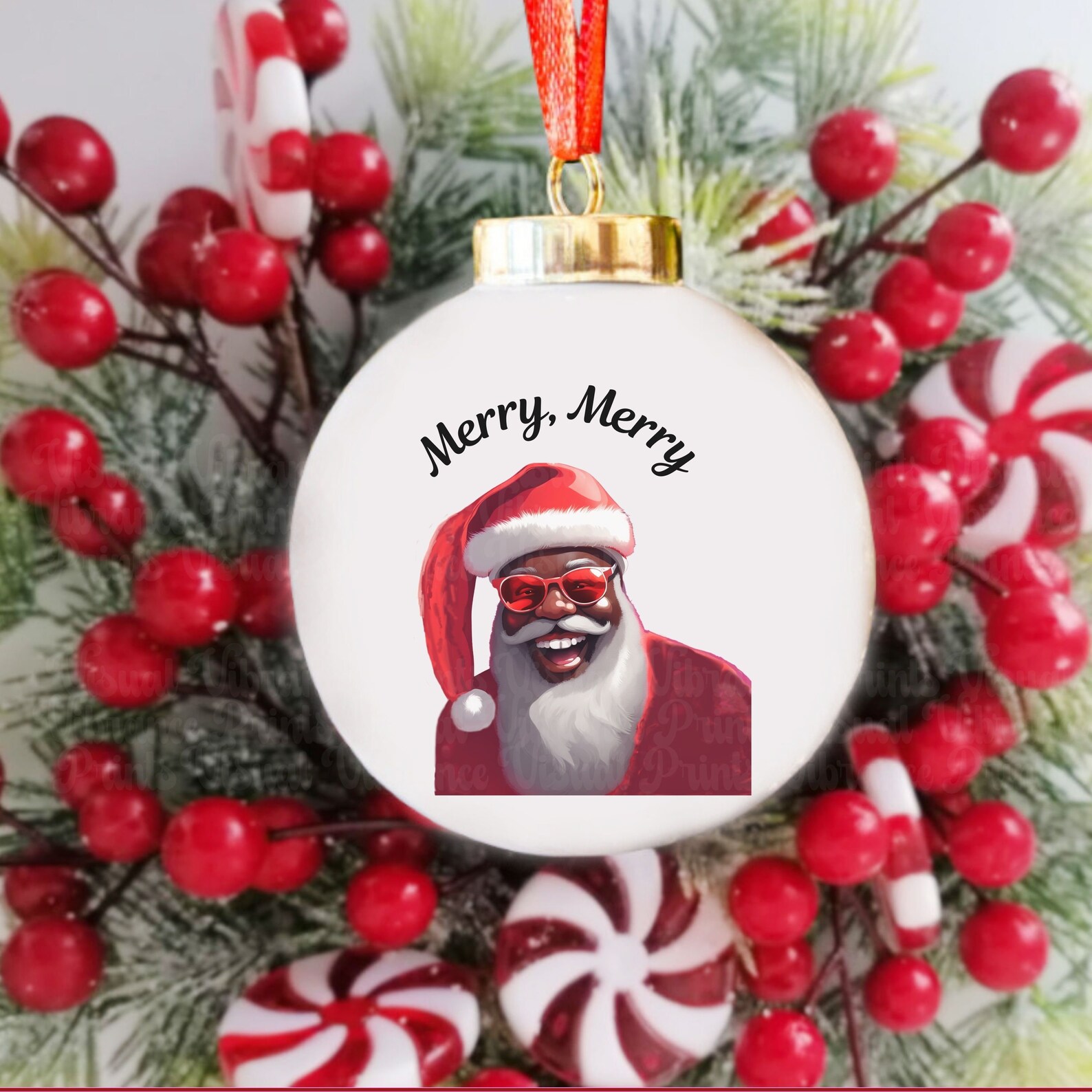 Black Santa Clipart, African American Santa Clipart, Cute Santa Claus ...