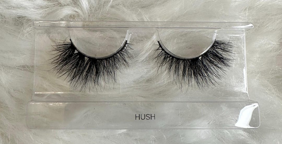 20mm “HUSH” Real Mink Eyelash Strips - Etsy