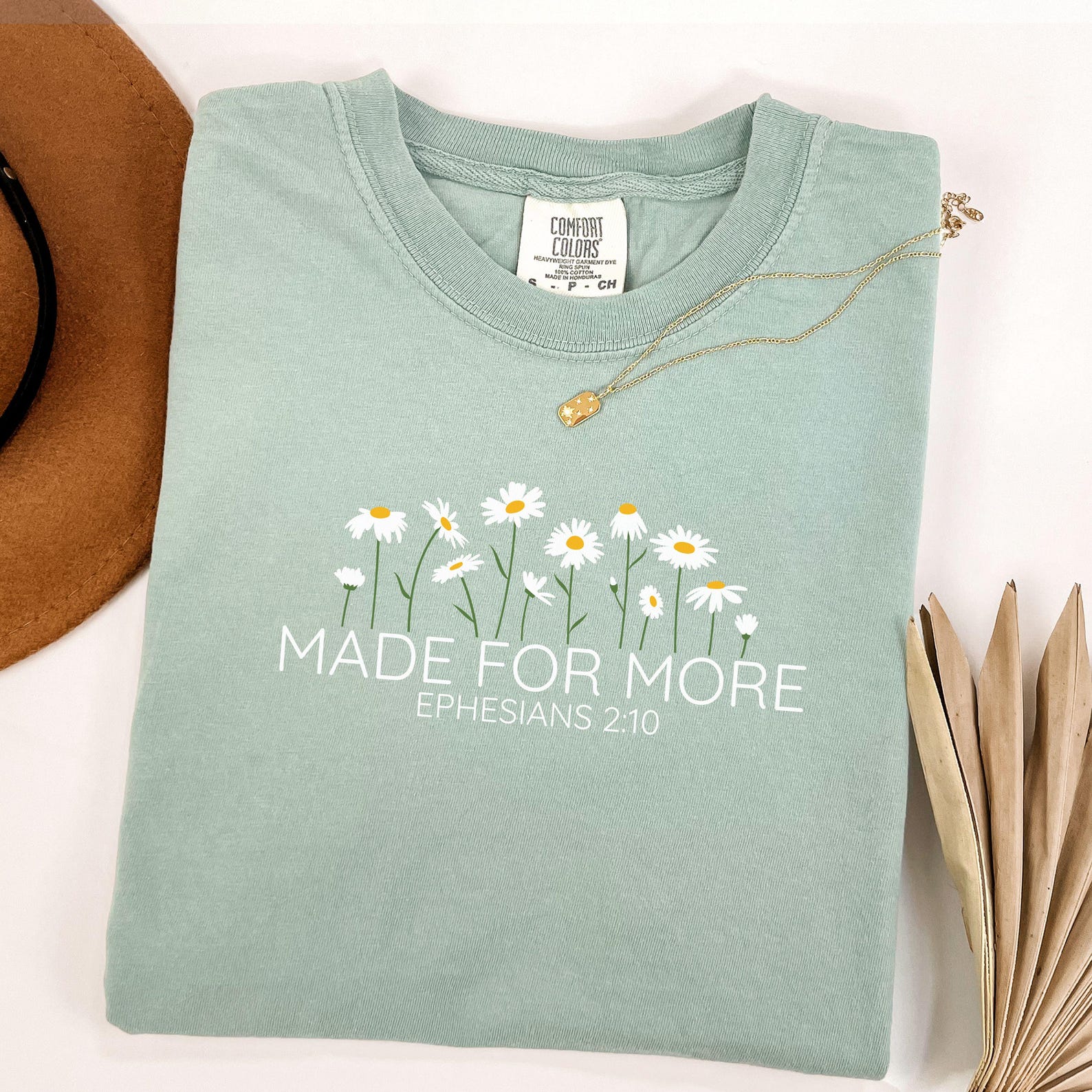 Comfort Colors Made for More Christian Tshirt, Religious Shirt, Floral ...