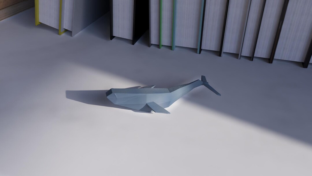3D Printable Whale STL File for 3D Printer Digital Model - Etsy
