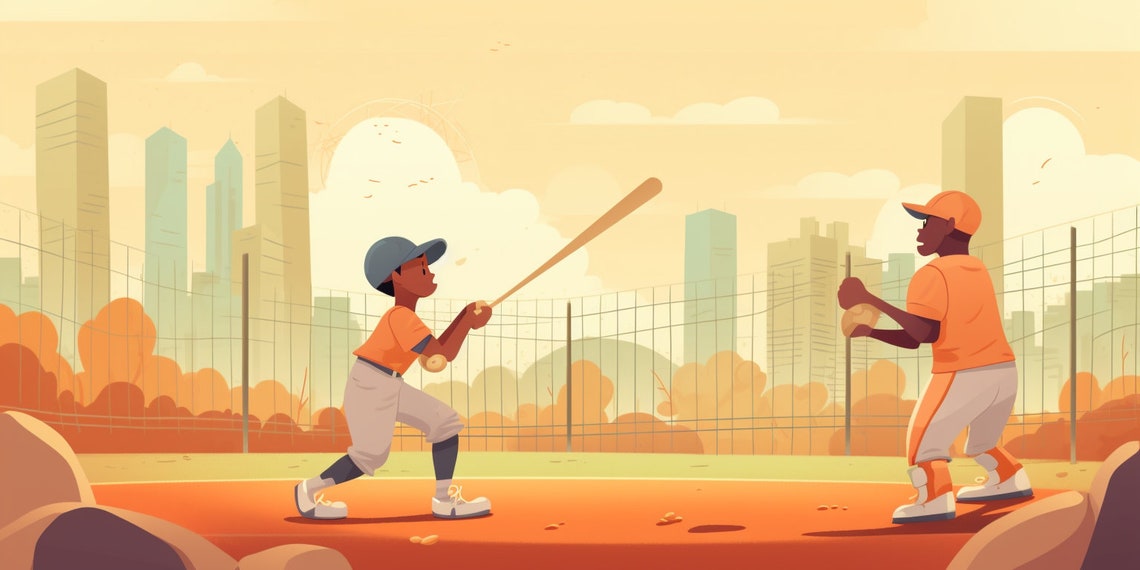 Baseball in the City - Etsy