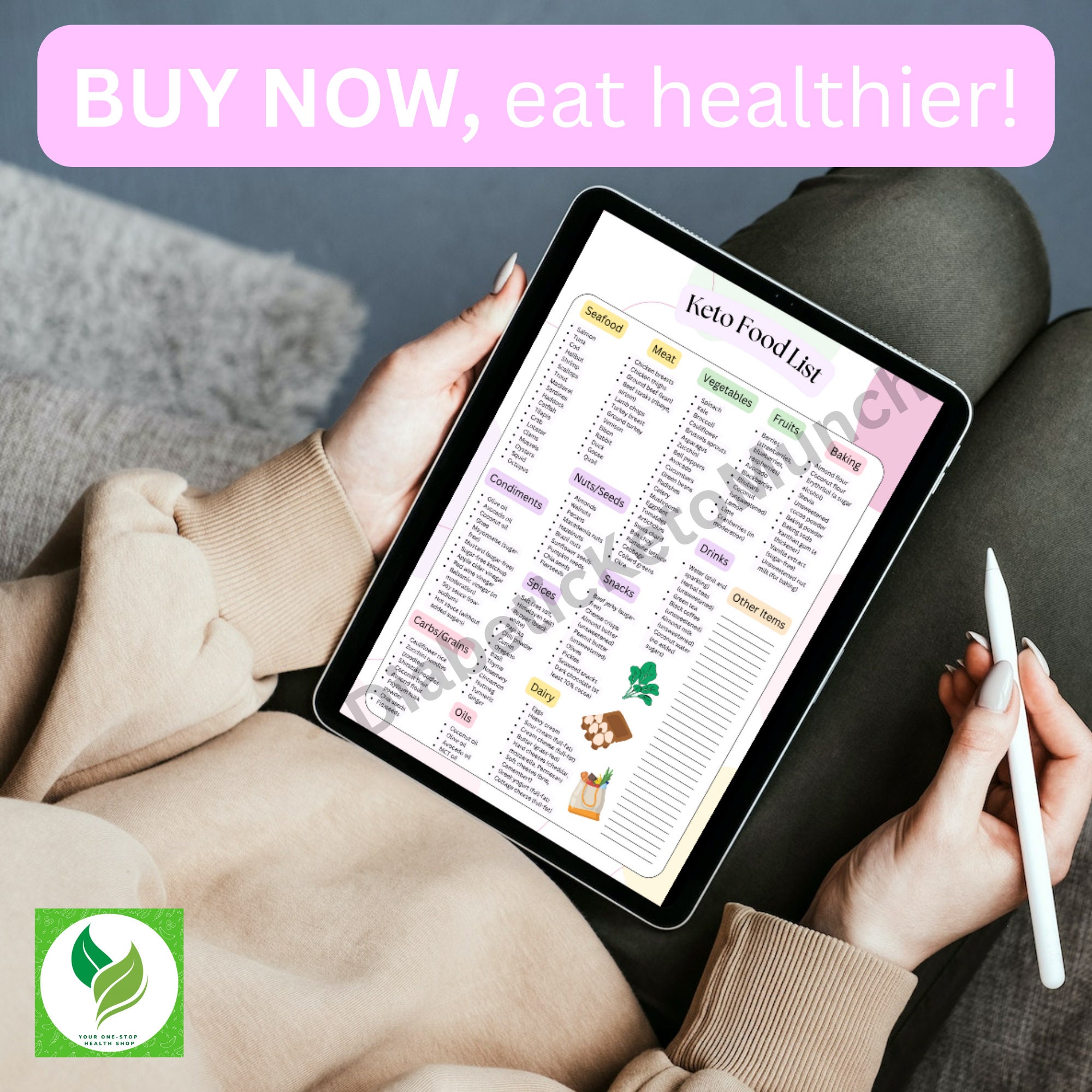 Ketofriendly List, Keto Food List, Keto Grocery List, Keto Diet List ...