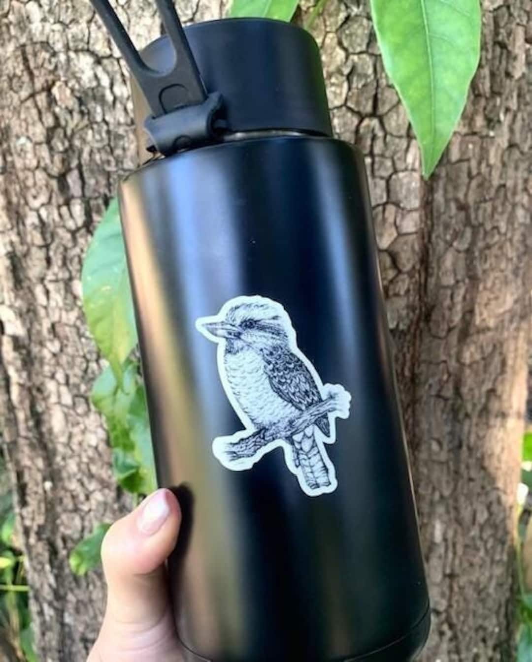 Kookaburra Vinyl Sticker, Waterproof, Glossy, Australiana Decor - Etsy