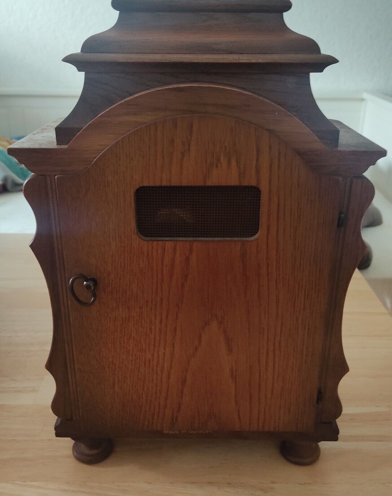 Hermle TABLE CLOCK Mantel Clock 8 Day Wooden Clock Antique - Etsy