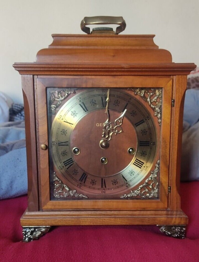 Junghans GENFA Table Clock Mantel Clock 8 Day 4/4 Wuba - Etsy
