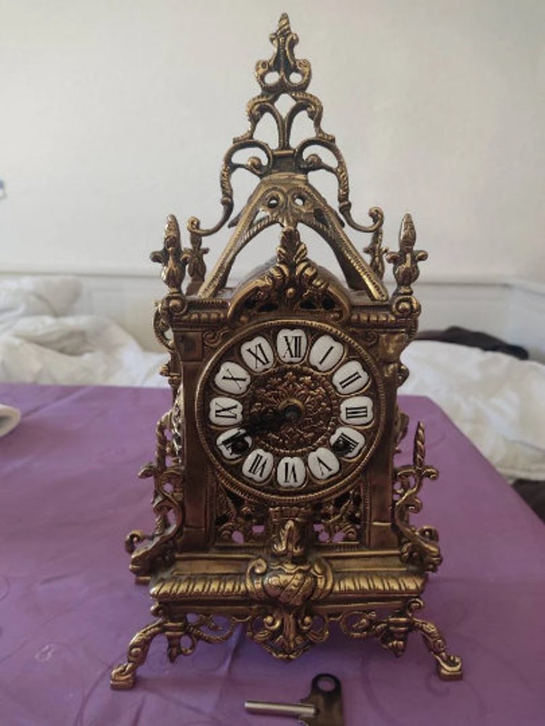 Carl Westh TABLE CLOCK Mantel Clock Brass Geneva - Etsy