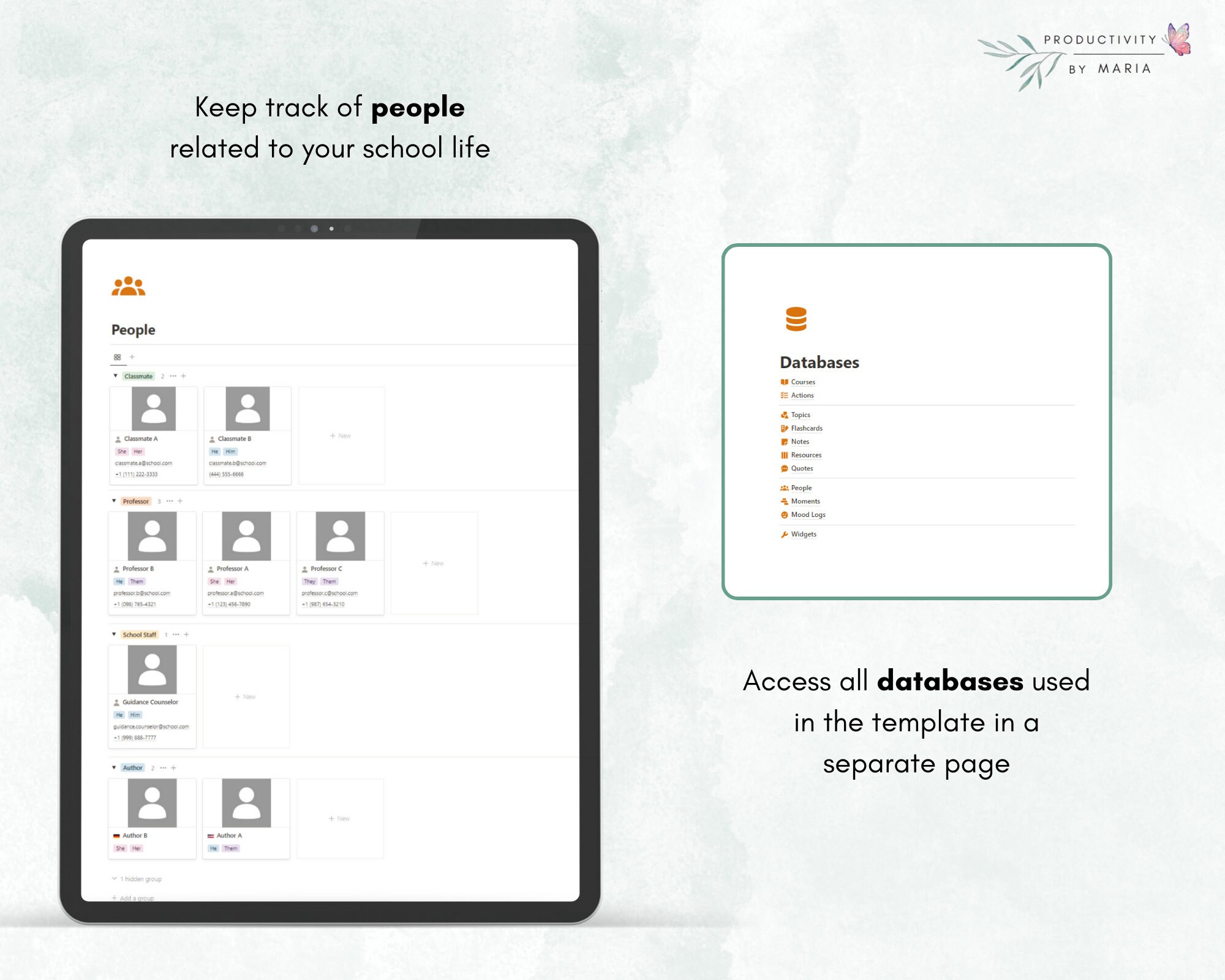 All in One Student Dashboard Notion Template Ultimate Student Planner ...
