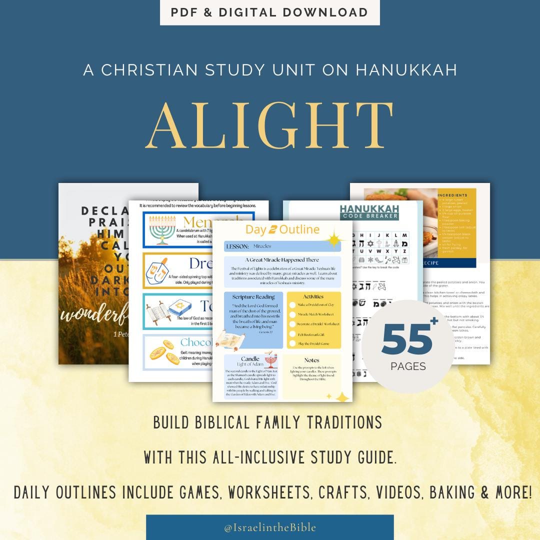 Hanukkah Guide | Festival of Lights Printables | Feast of Dedication ...