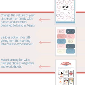 Love Like Jesus Christian Printables | Sunday School Worksheets | Agape ...