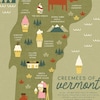 Creemees of Vermont Illustrated Map - Etsy