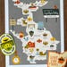 Columbus Metro Parks Illustrated Map 8x10 In - Etsy