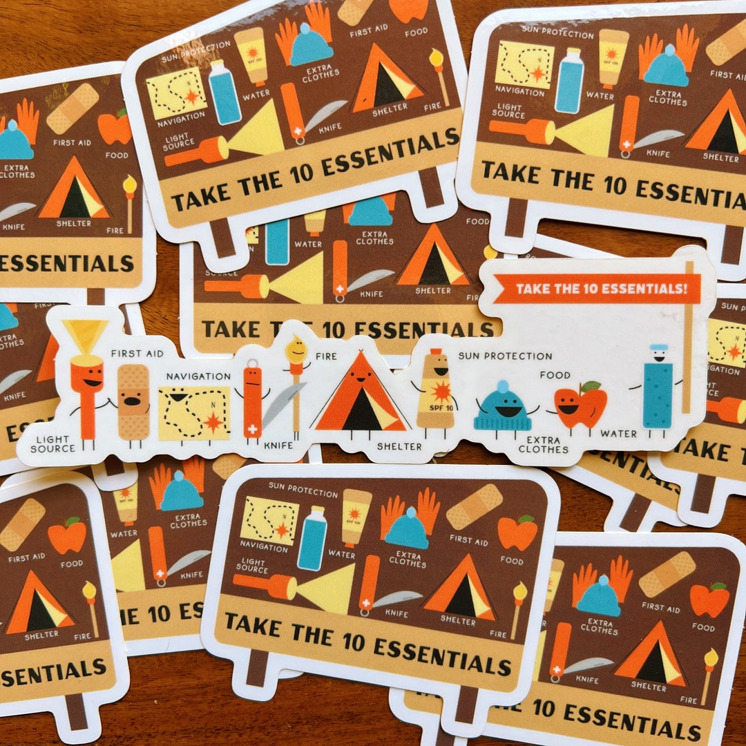 The 10 Essentials Sticker - Perfect for Camping, Hiking & Outdoor ...