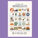 Icons of the Midwest Bingo Postcard 3 Pack (choose From Ohio, Kentucky ...