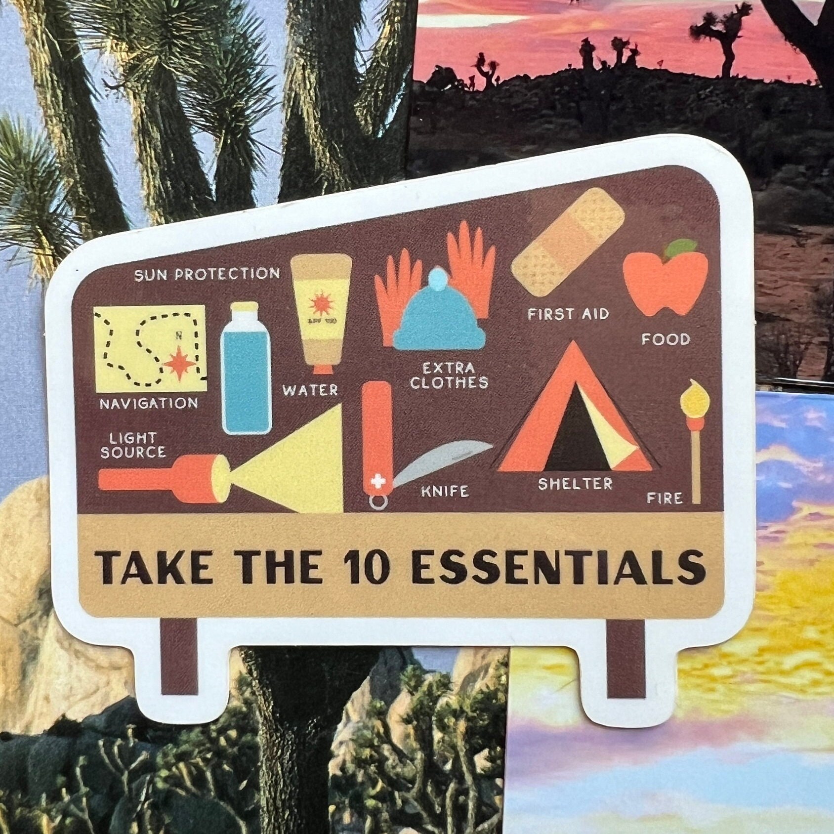 The 10 Essentials Sticker - Perfect for Camping, Hiking & Outdoor ...