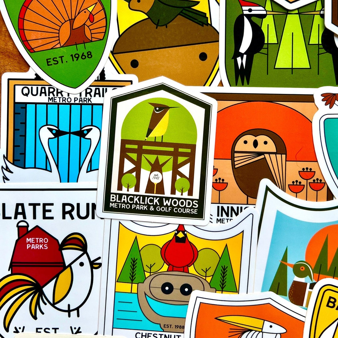 Columbus Parks Stickers 3 Pack - Choose From 14 Designs! - Etsy
