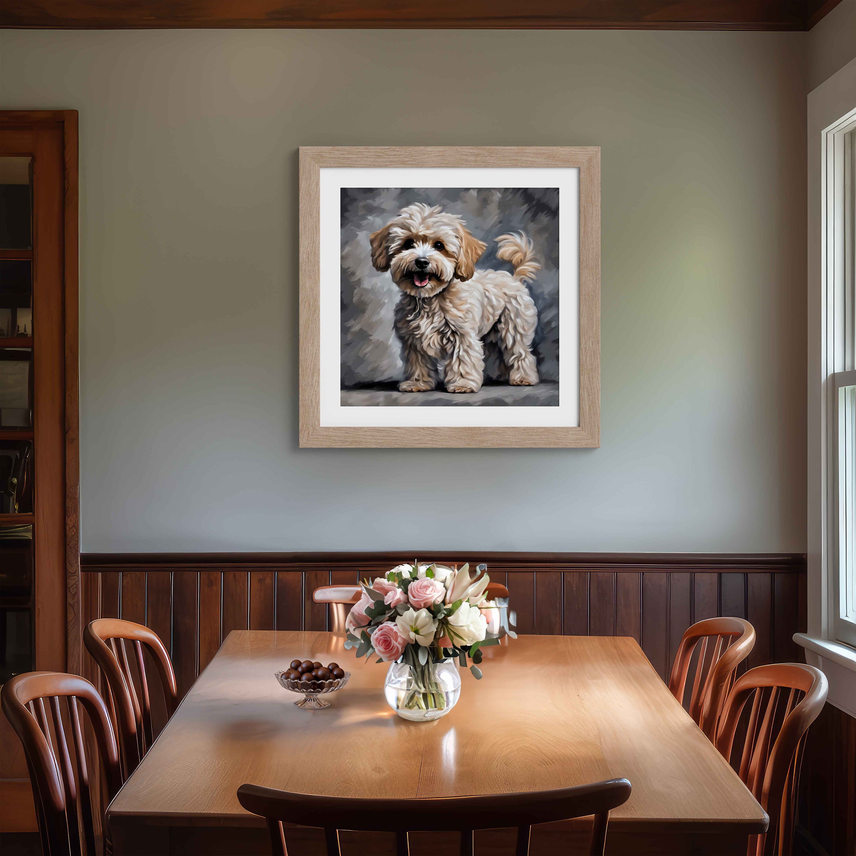 Maltipoo Artwork, Animal Lover Instant Digital Download Wall Art, Pet ...