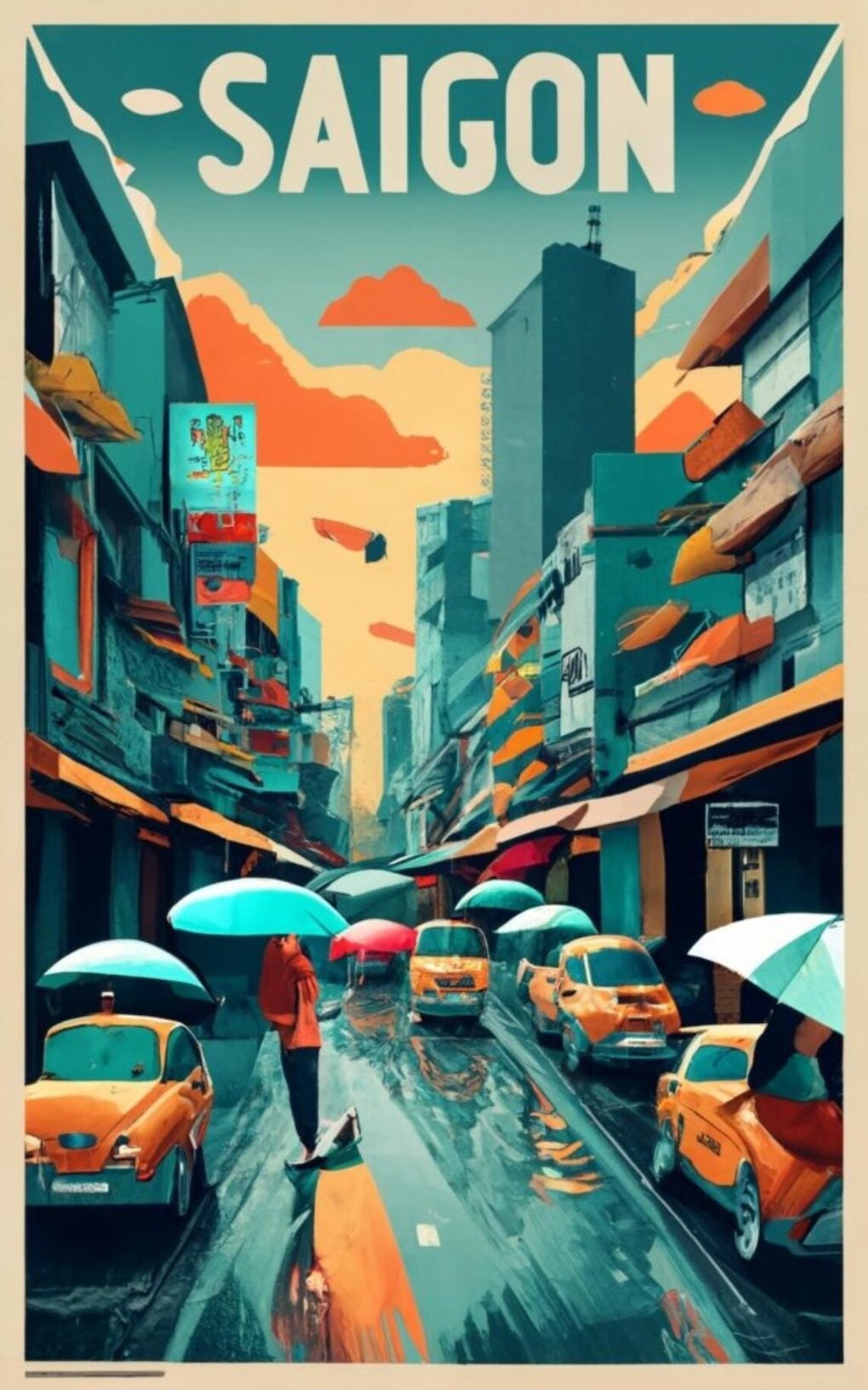 Vietnam-ho Chi Minh, Saigon Home Decor, Wall Art, Art Prints, Asian ...