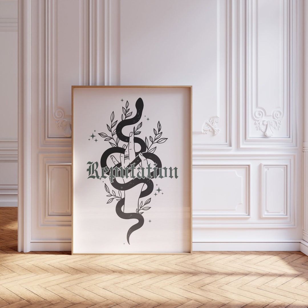 Reputation Rep Snake Digital Download, Taylor Reputation Poster ...