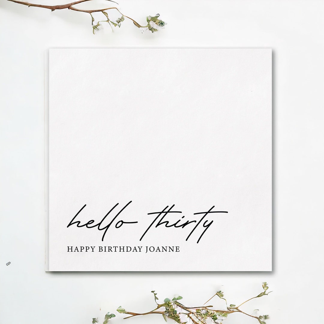 Personalized Birthday Napkins, Birthday Napkins, Party Napkins ...