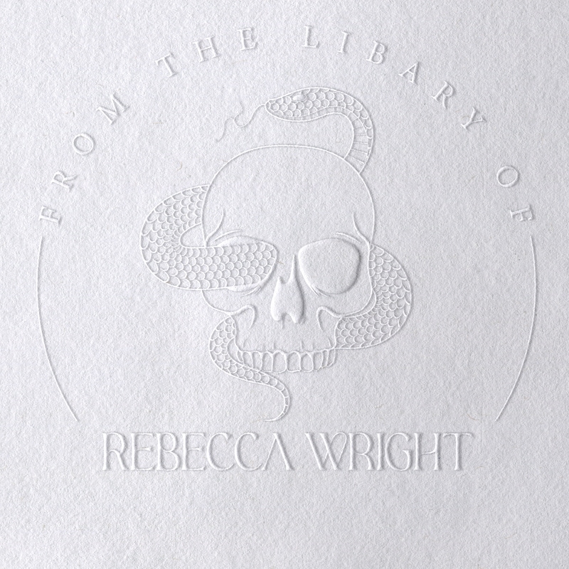 Embossed Name Cards - Etsy