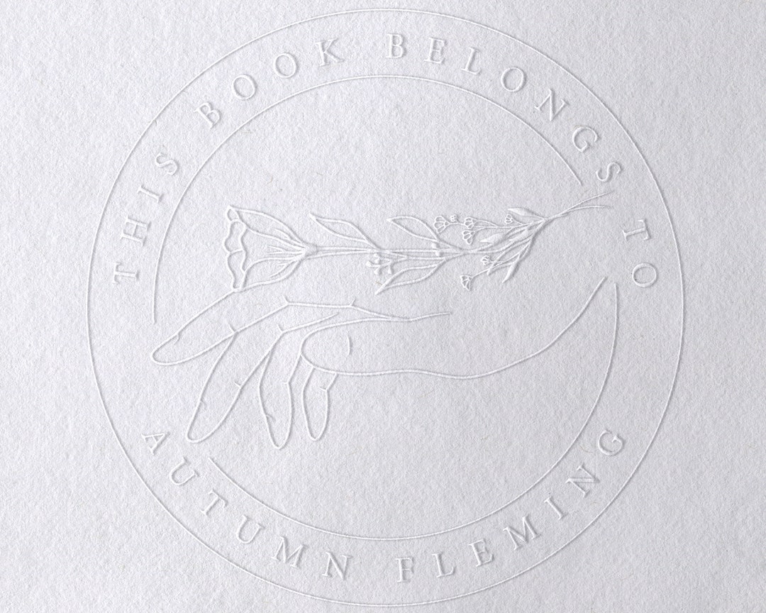 BEST SELLING Book Embosser Custom Made for You to Personalize Library ...