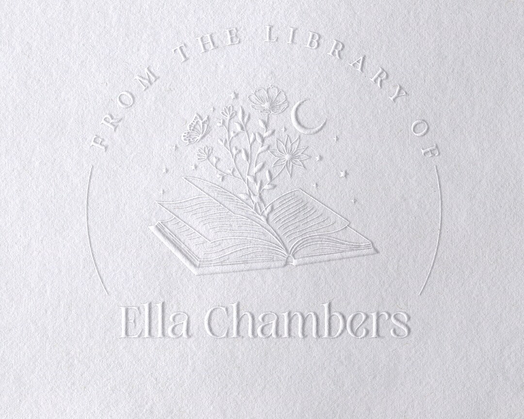 Personalized Library Book Embosser: Book Lover Gift - Etsy