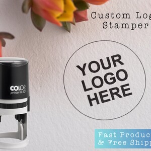 CUSTOM LOGO STAMP | Self Inking Stamp | Company Logo Stamp | Design ...
