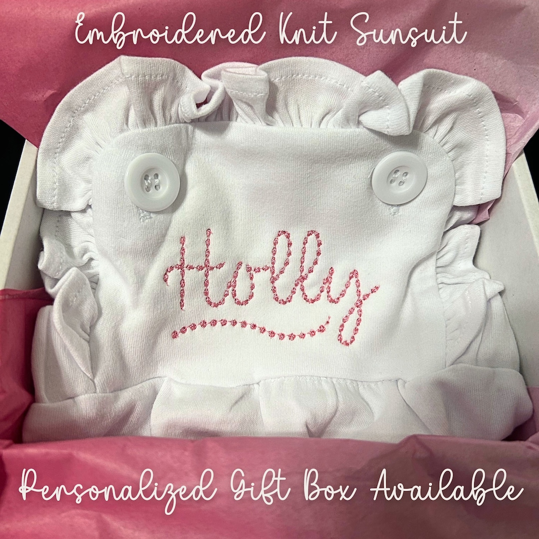 Personalized Baby Outfit Custom Romper With Name Baby Shower Gift ...