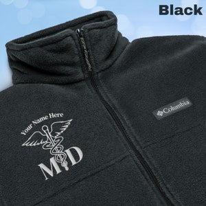 Personalized Doctor Jacket Gift MD Fleece Jacket Doctor Jacket ...