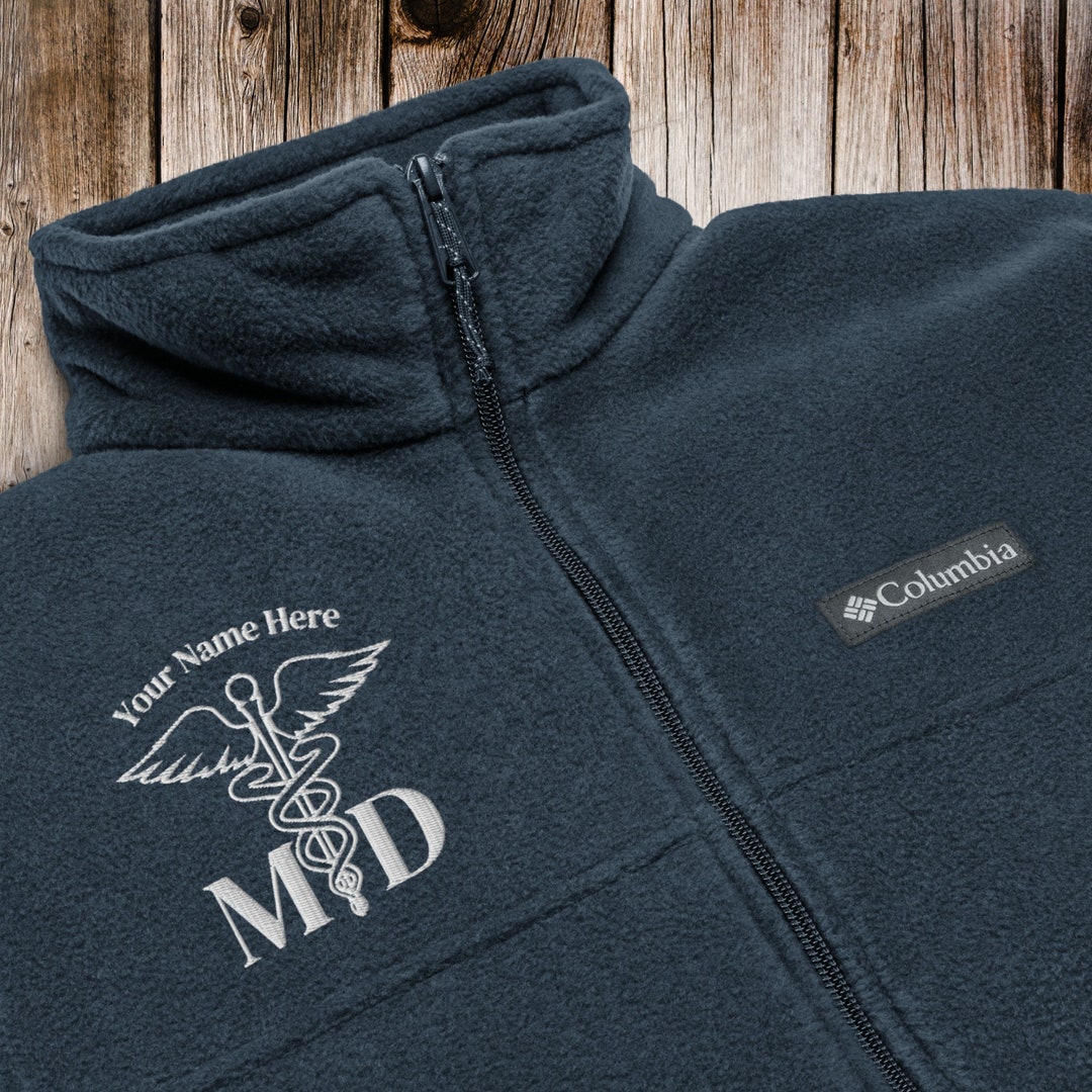 Personalized Doctor Jacket Gift MD Fleece Jacket Doctor Jacket ...