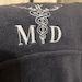 Personalized Doctor Jacket Gift MD Fleece Jacket Doctor Jacket ...