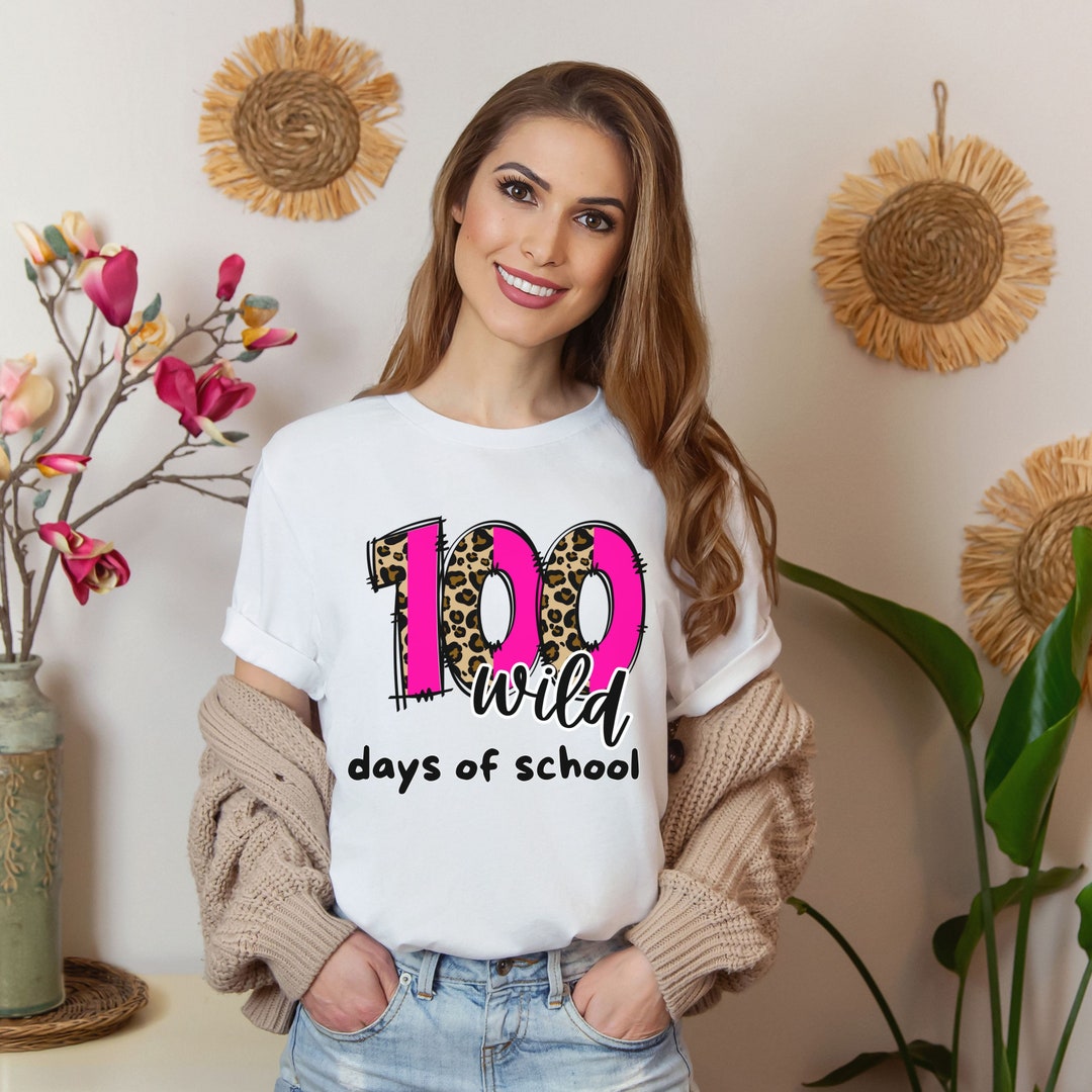 100 Wild Days of School Shirts 100 Magical Days Shirts 100th - Etsy