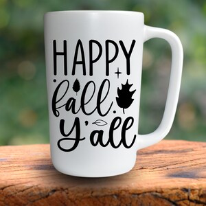 Custom Fall Coffee Cup Personalized Mug Cute Fall Coffee Cup Autumn ...