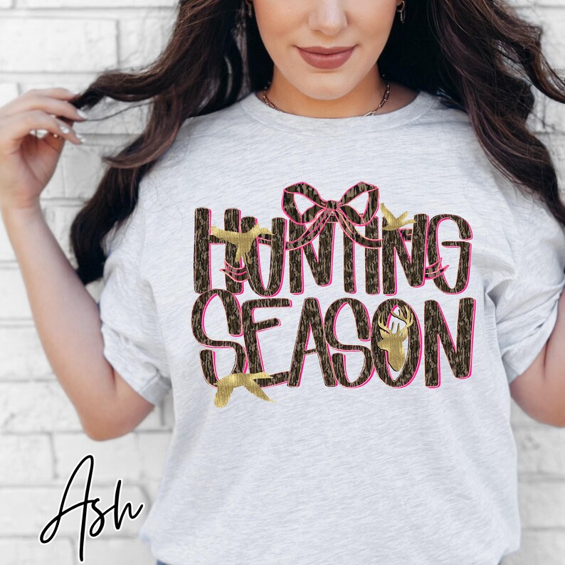 Cute Hunting Season Shirt Girl Hunting Shirt Youth Preppy Hunting Camo ...