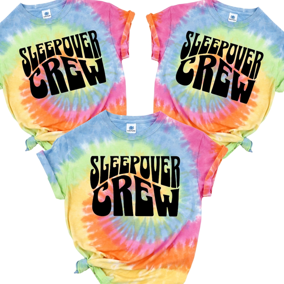 Sleepover Shirts Slumber Party Tees Birthday Girl Shirt Besties Gifts ...