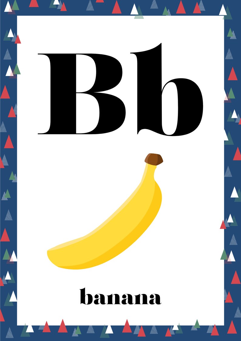 Alphabet Flashcards - Etsy