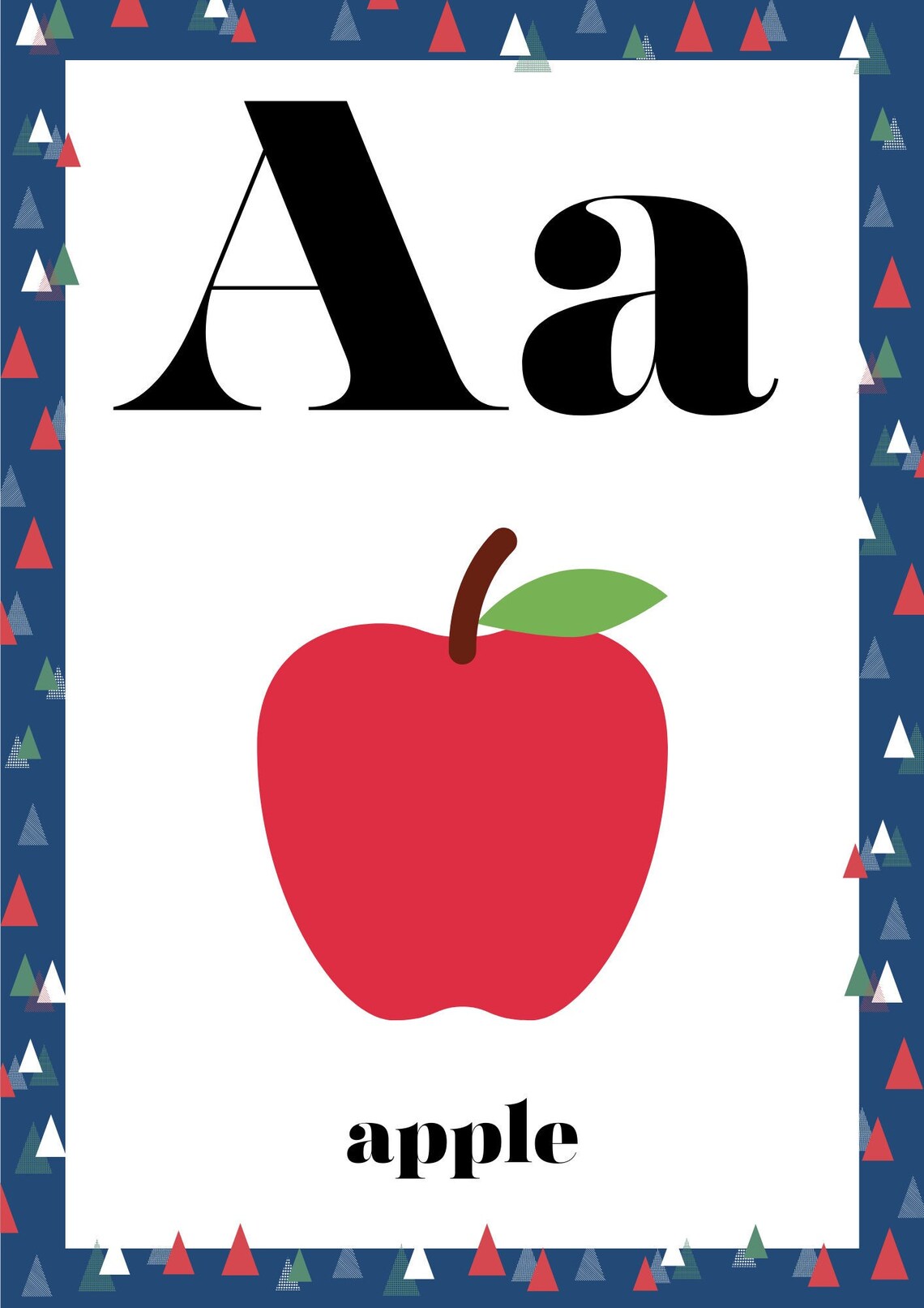 Alphabet Flashcards - Etsy