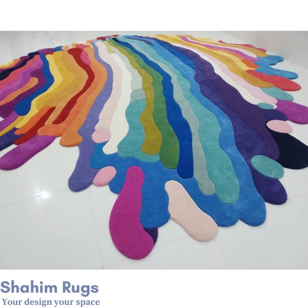 Asymmetrical Rug - Etsy