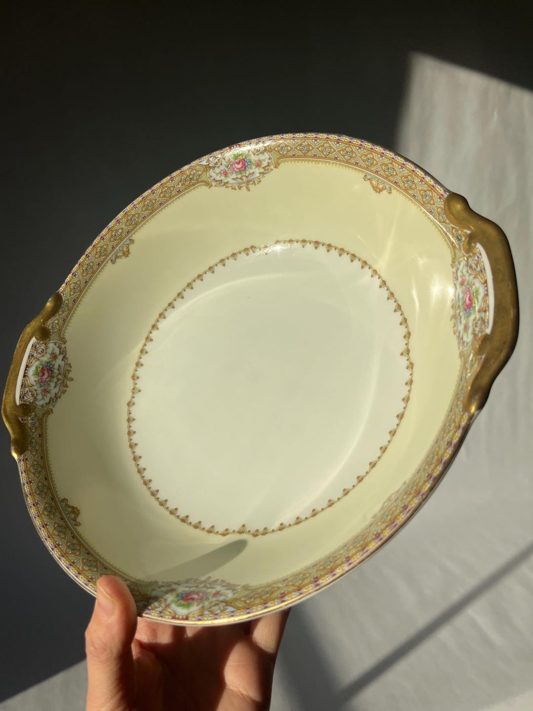 Meito China Annette Pattern Oval Bowl, Made in Japan - Etsy