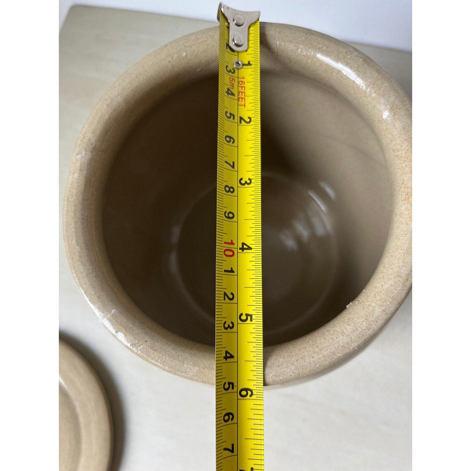 Large Vintage Stoneware Cookie Crock Made by Moira of England - Etsy