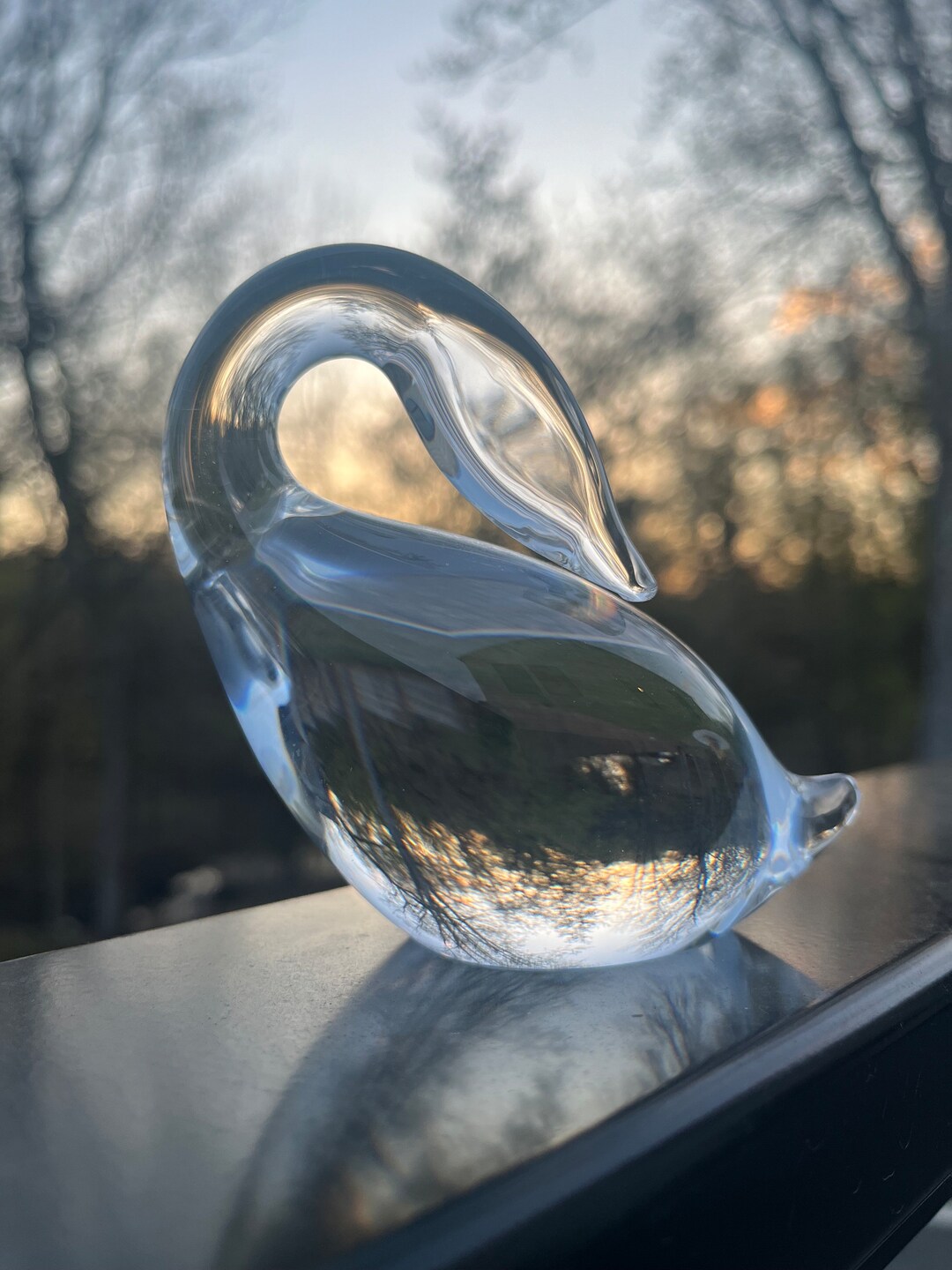 Vintage Rare Steuben Crystal Glass Goose - Etsy