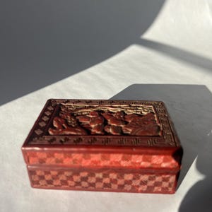 Antique Chinese Lacquer Box - Etsy
